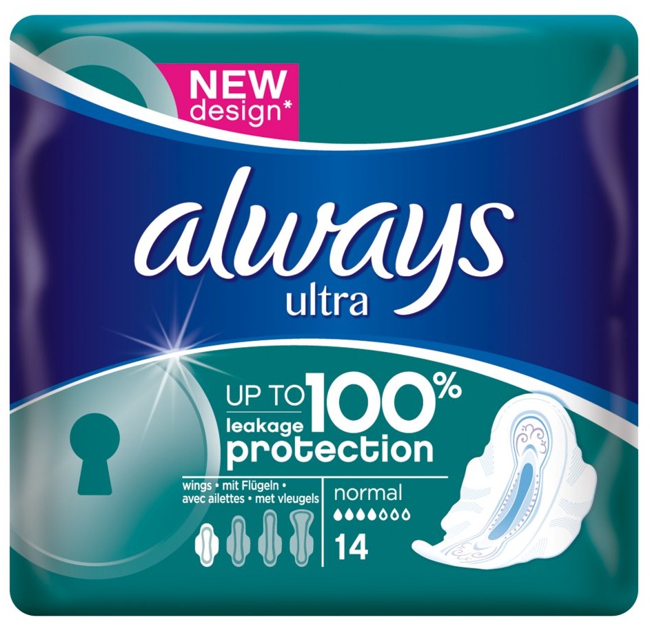 Always Ultra Normal With Wings 14 Pieces - Elegancce