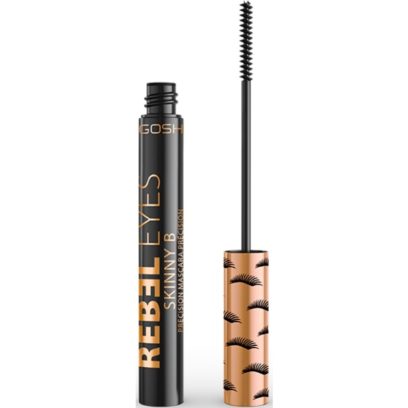 GOSH Rebel Eyes Mascara Skinny B 6 ml - 001 Extreme Black - Elegancce
